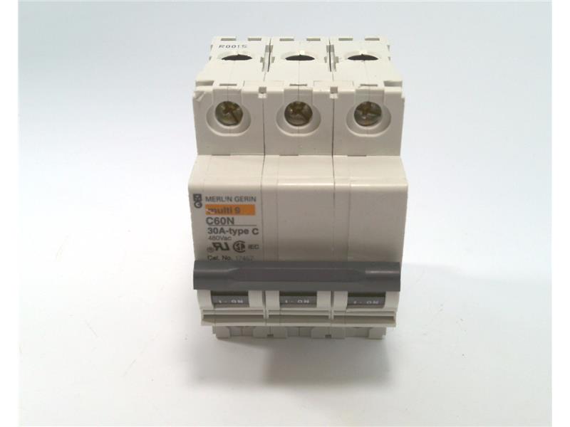 C60N-3P-30A-C Circuit Breakers by SCHNEIDER ELECTRIC