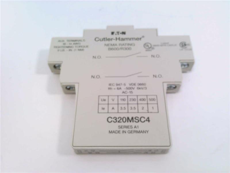 C320-MSC4 Contactors and Starters by EATON CORPORATION
