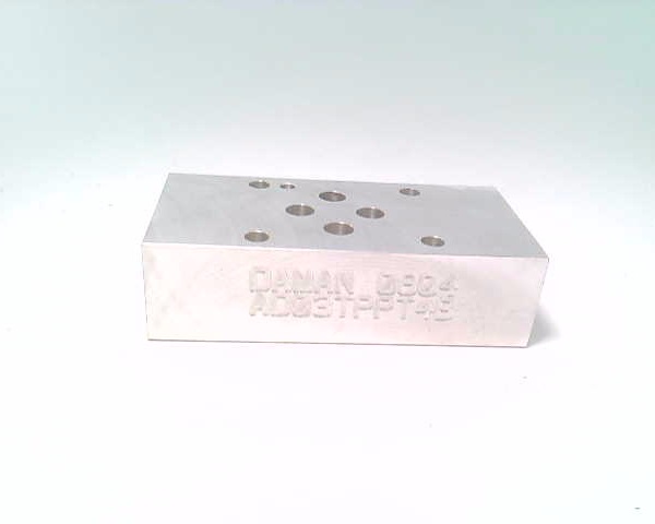 AD03TPPT4B Hydraulic Blocks and Subplates by DAMAN PRODUCTS