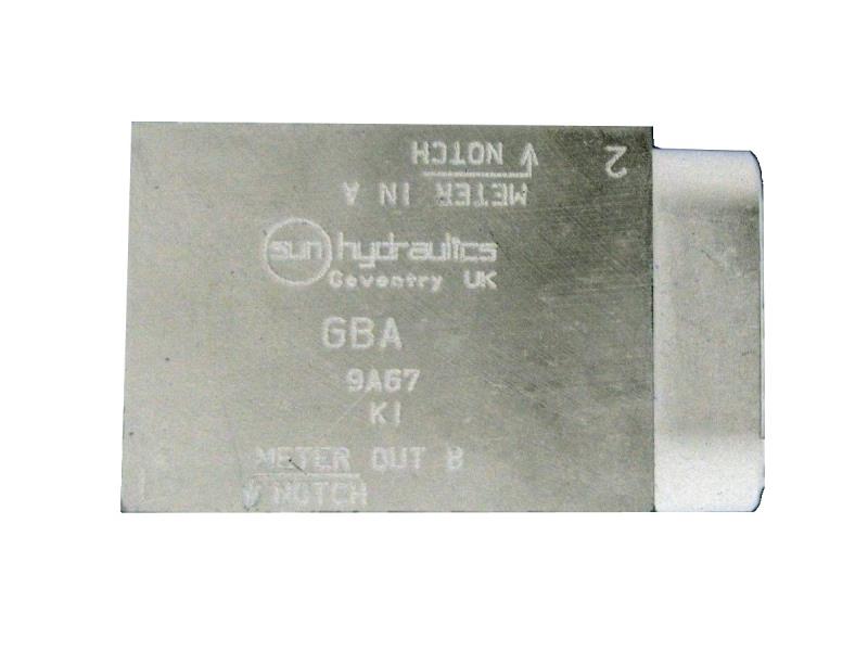 GBA Hydraulic Manifolds and Valves by SUN HYDRAULICS
