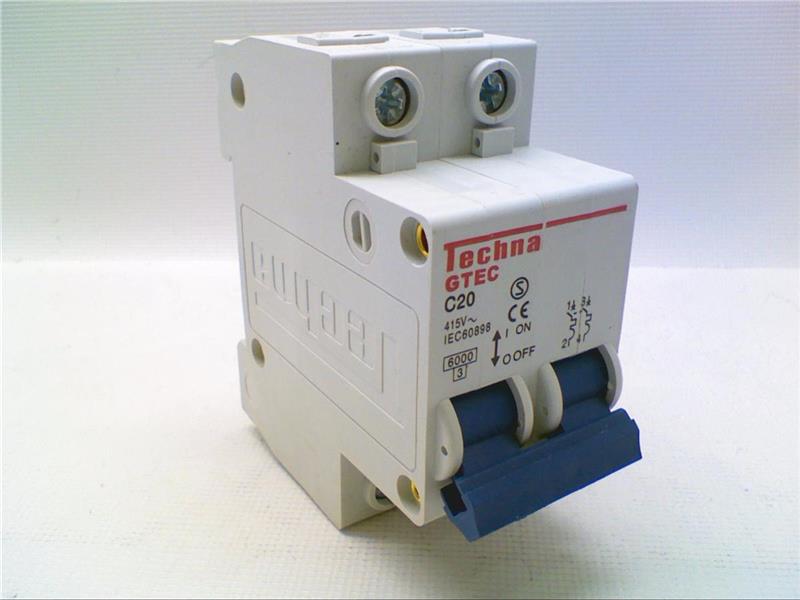 GTEC-2C-20 Circuit Breakers by TECHNA