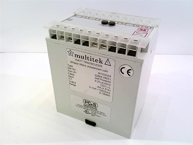 M100-WA4 Voltage & Current Transducers by MULTITEK