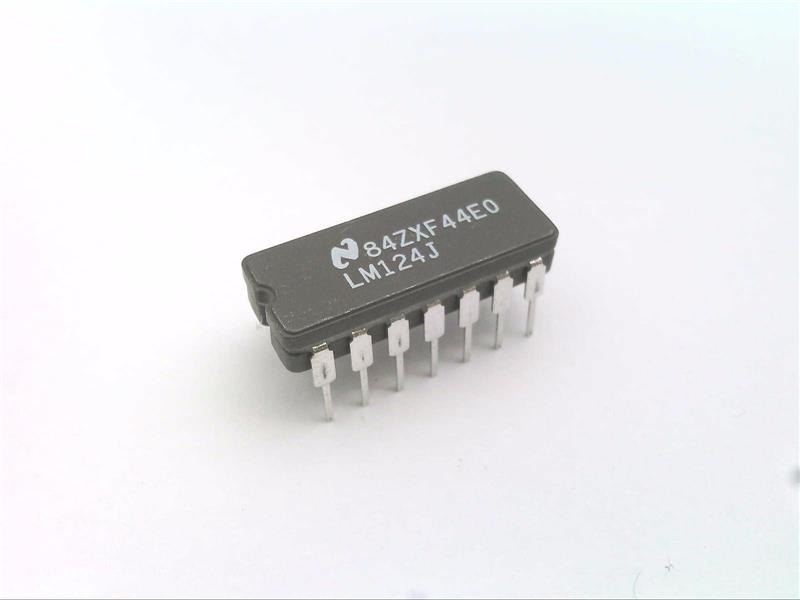 LM124J - OPERATIONAL AMPLIFIER by TEXAS INSTRUMENTS SEMI