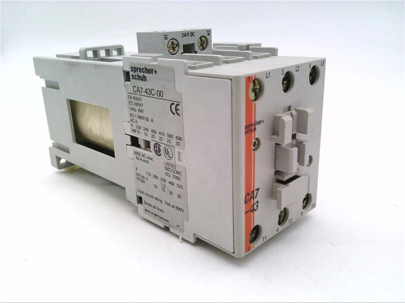 CA7-43C-10-24D Contactors and Starters by SPRECHER & SCHUH