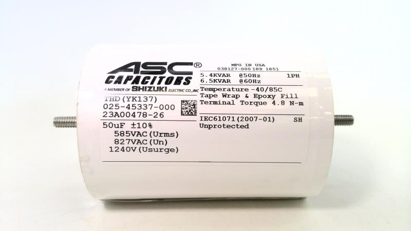 THD (YK137) Capacitors by SHIZUKI ELECTRIC