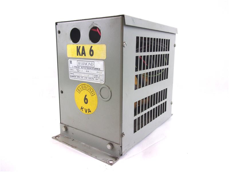 KA6 Protection and Control Transformers by HAMMOND MANUFACTURING
