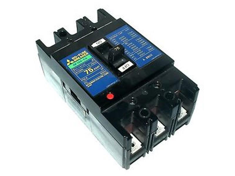 NF100-CS-3P-75A Circuit Breakers by MITSUBISHI