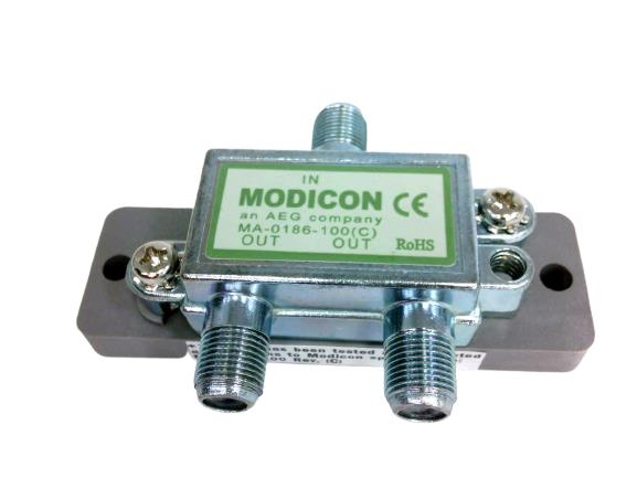 MA-0186-100 - COAXIAL CABLE SPLITTER by MODICON