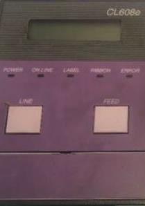 CL608E-CONTROL PANEL ONLY Printing and Imaging by SATO