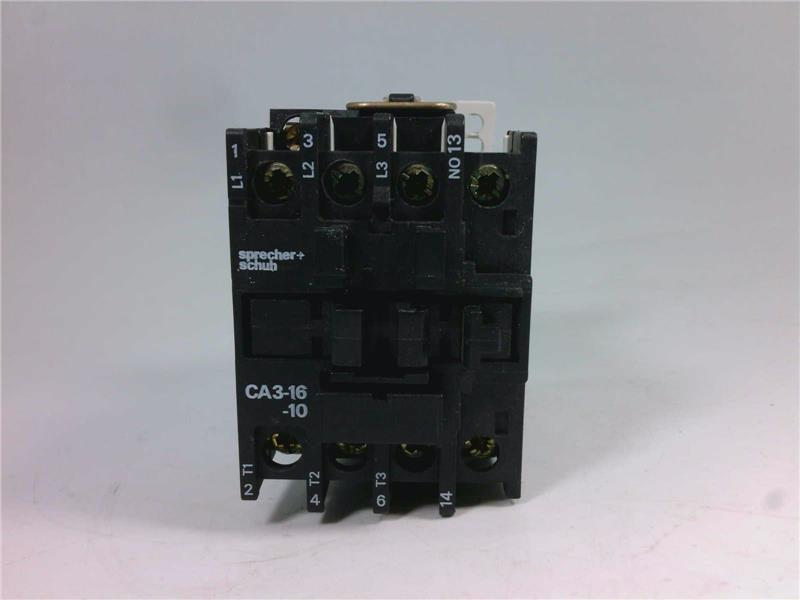 CA3-16-10-480 Contactors and Starters by SPRECHER & SCHUH