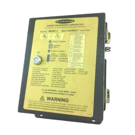 MUSC-1 - LIGHT CURTAIN CONTROL BOX by BANNER ENGINEERING