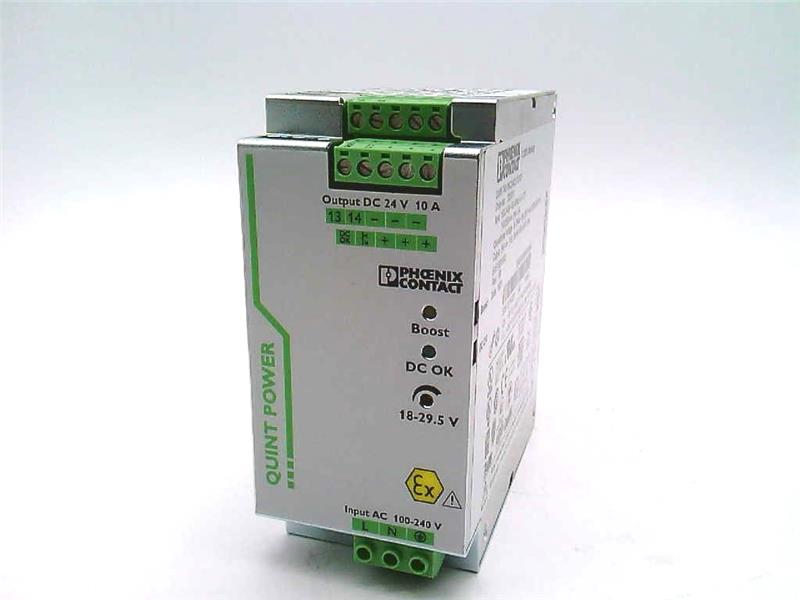 QUINT-PS/1AC/24DC/10/CO - INPUT (AC): 100-240 VAC (50/60 HZ) / 4.0-1.7 ...
