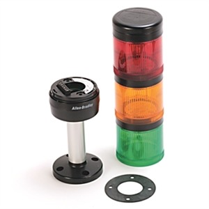 855TP-B24D3D5D4 - PRE-ASSEMBLED CONTROL TOWER STACK LIGHT by ALLEN BRADLEY