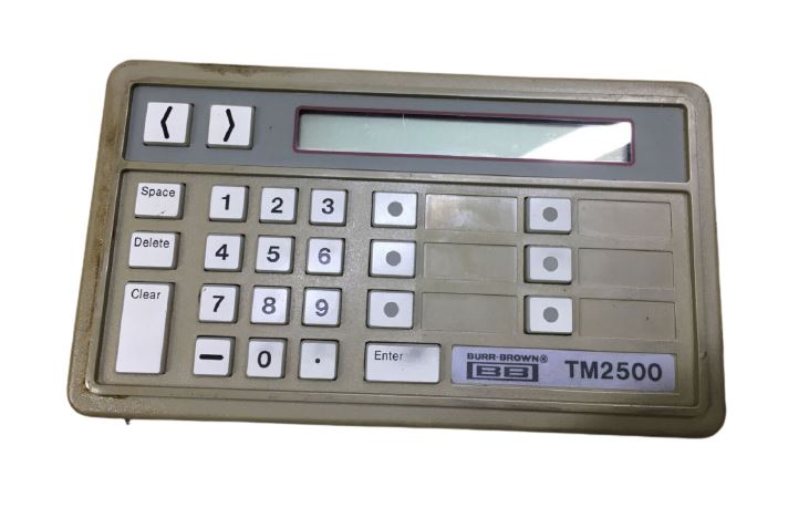 TM2500 - PROGRAMMING TERMINAL by BURR BROWN
