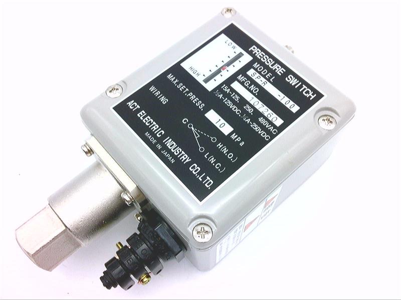 SPR-100 Pressure and Temperature Switches by ACT ELECTRIC INDUSTRY
