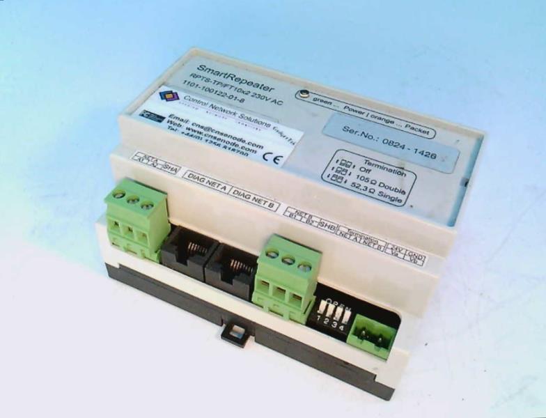 RPTS-TP/FT10X2 230VAC - SMART REPEATER by CONTROL NETWORK SOLUTIONS
