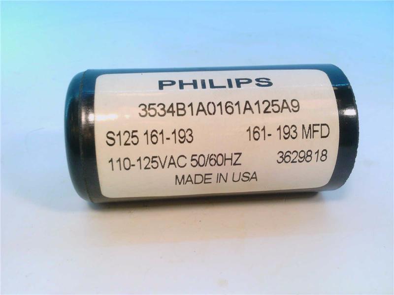 161-193-MFD Capacitors by PHILIPS