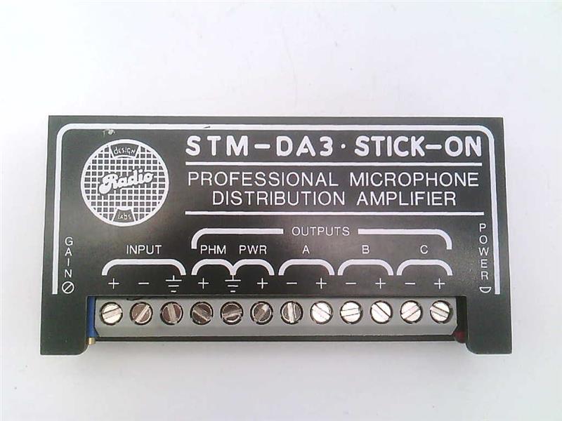 STM-DA3 Audio and Visual Equipment by RDL