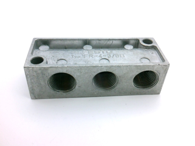 FR-4-3/8-B Pneumatic Manifolds and Valves by FESTO
