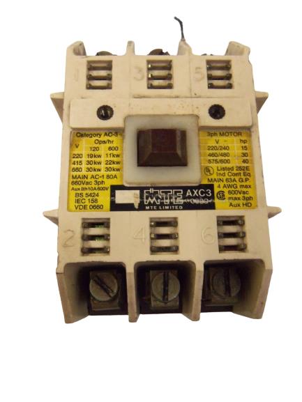 AXC3-0330 Contactors and Starters by MTE