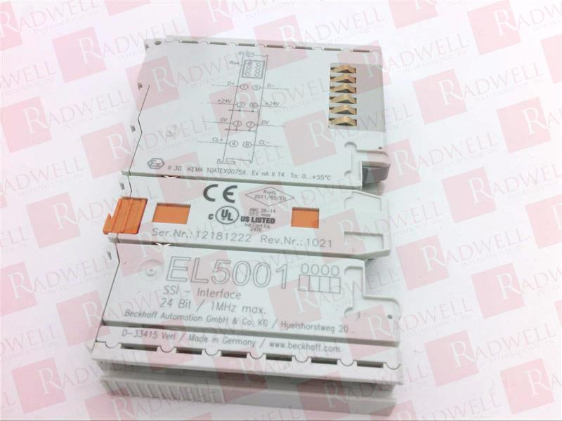 EL5001 PLCs and Accessories by BECKHOFF