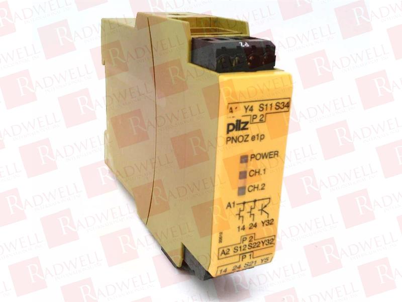 PNOZ E1P 24VDC 2N/O Relays by PILZ