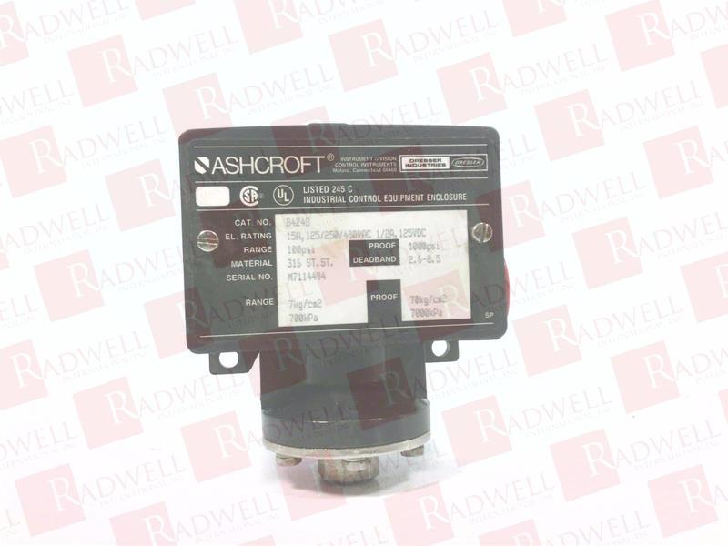 B424S Pneumatic Manifolds and Valves by ASHCROFT